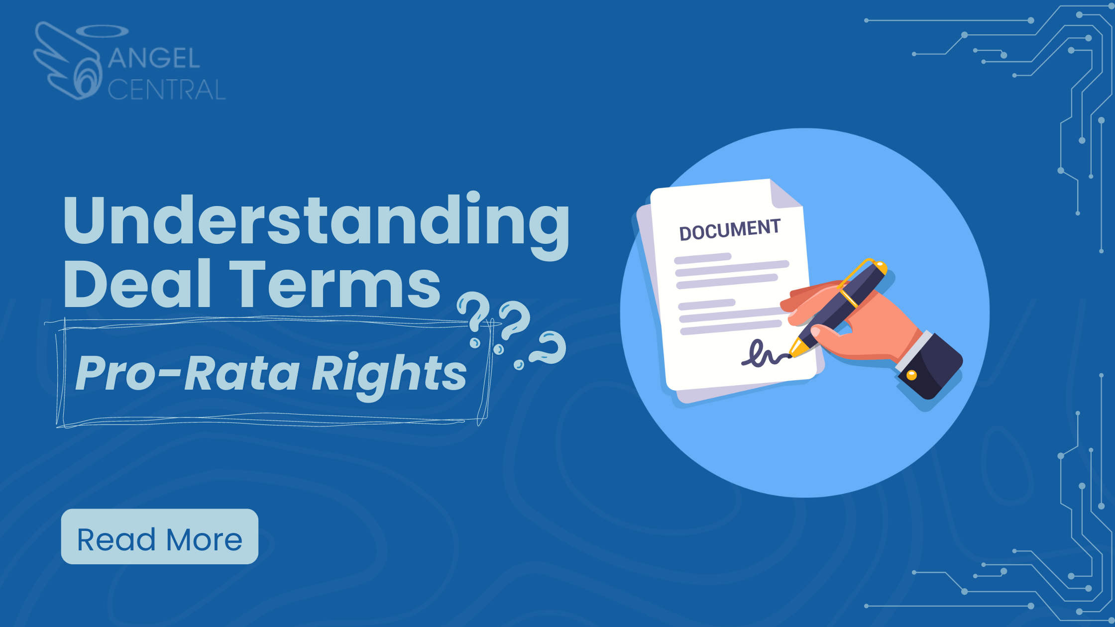 Understanding Deal Terms: Pro-Rata Rights - AngelCentral
